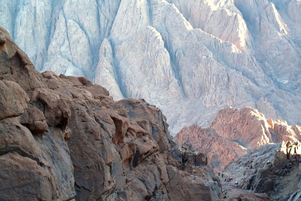 A night trek to the summit of Mount Sinai, Egypt