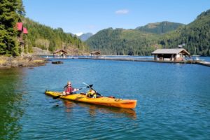 Moutcha Bay Resort in Nootka Sound, Vancouver Island, British Columbia