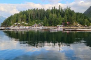 Moutcha Bay Resort in Nootka Sound, Vancouver Island, British Columbia